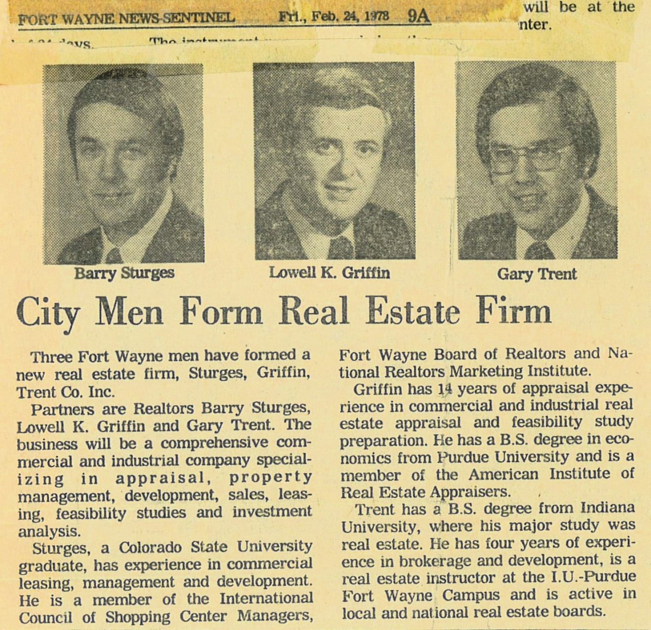 Celebrating 50 Years in Business | Sturges Property Group